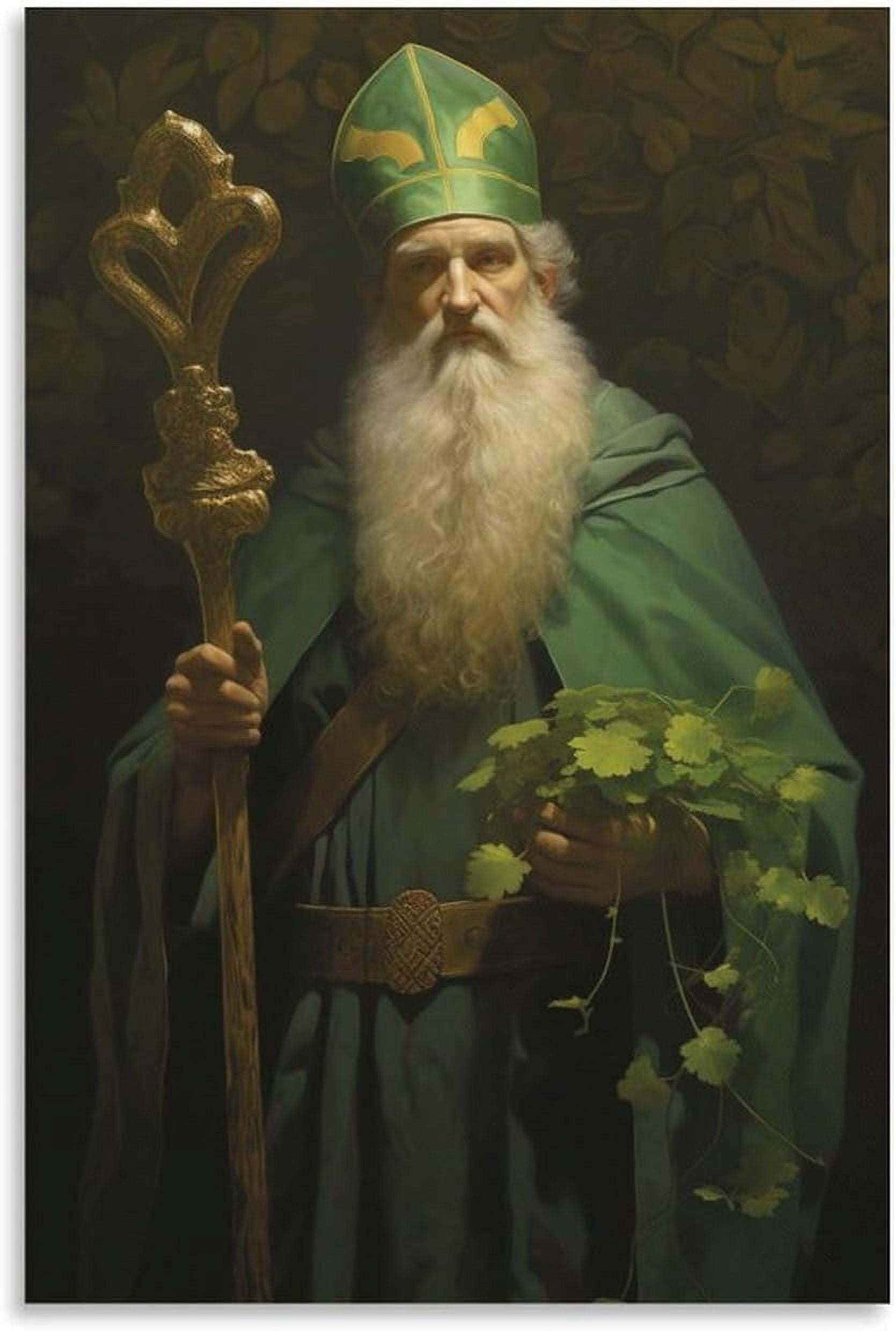 AABERIC Saint Patrick Canvas Wall Art Abstract POP Art Catholic Poster ...