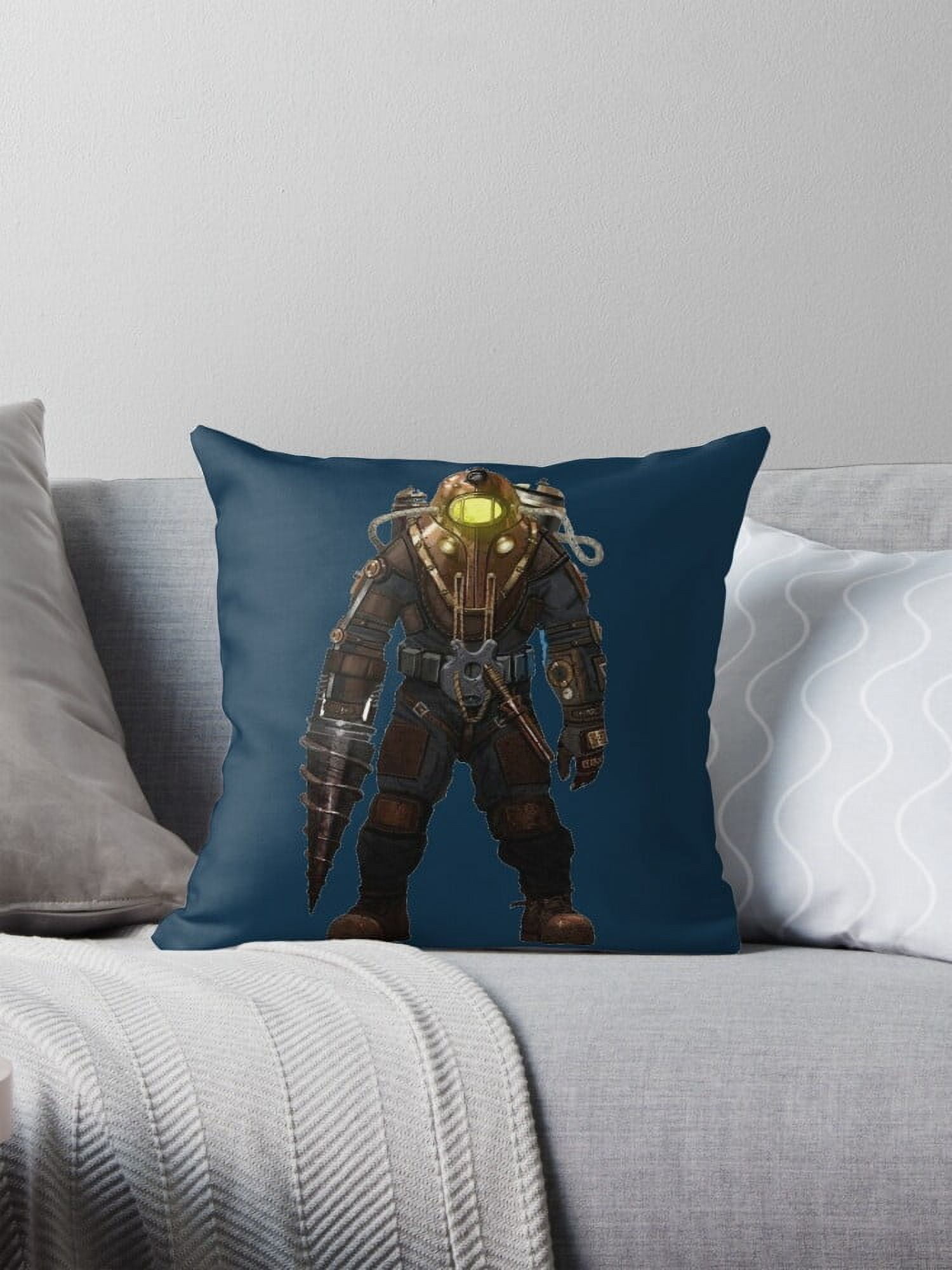 AABERIC Subject Delta, Bioshock 2 Throw Pillow Covers Cases Cushion ...