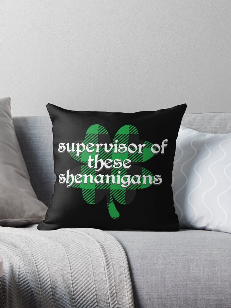 AABERIC Supervisor of These Shenanigans Shamrock St. Patricks Day Throw ...