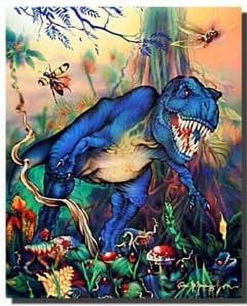 AABERIC T Rex Dinosaur Triceratops Kids Room Animal Wall Decor Art ...