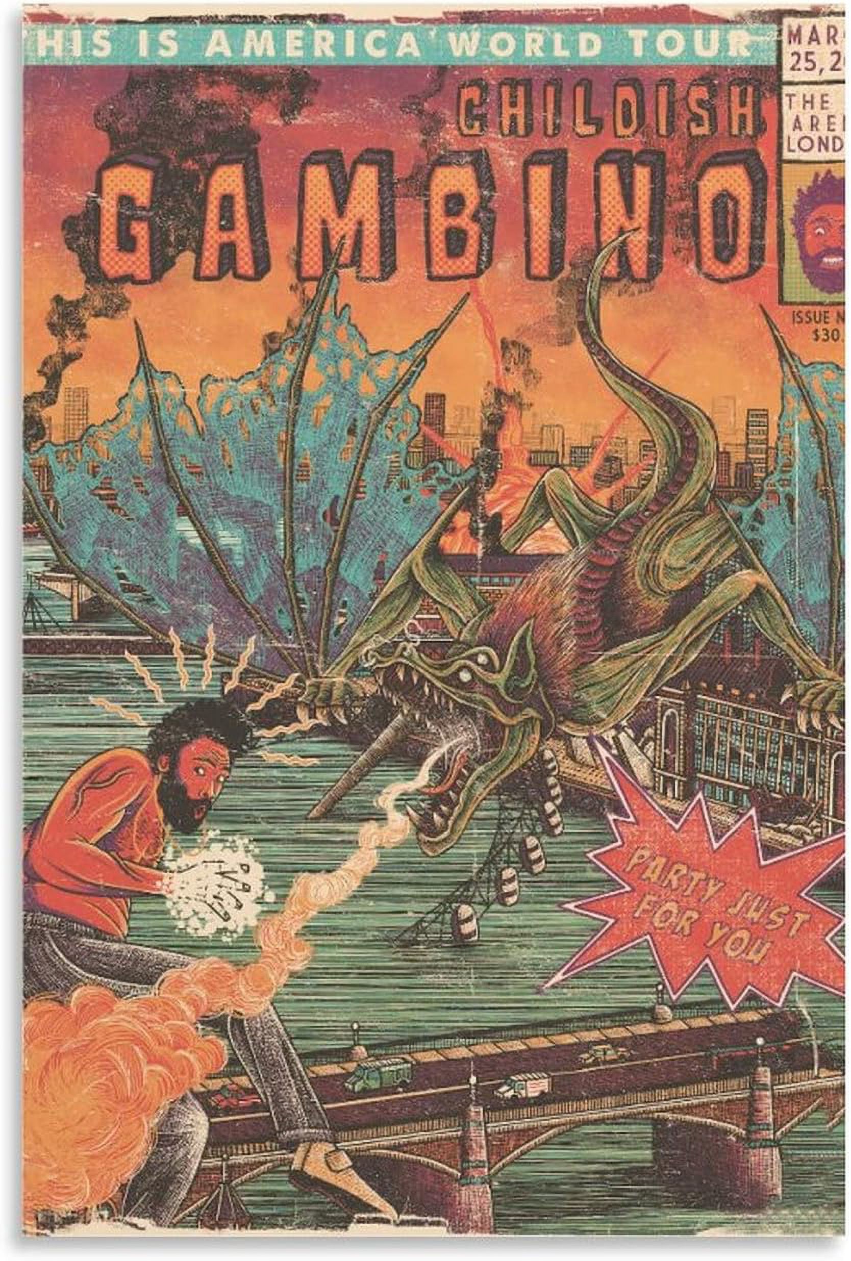 AABERIC Tame Impala Vintage Personality Graffiti Poster Family ...