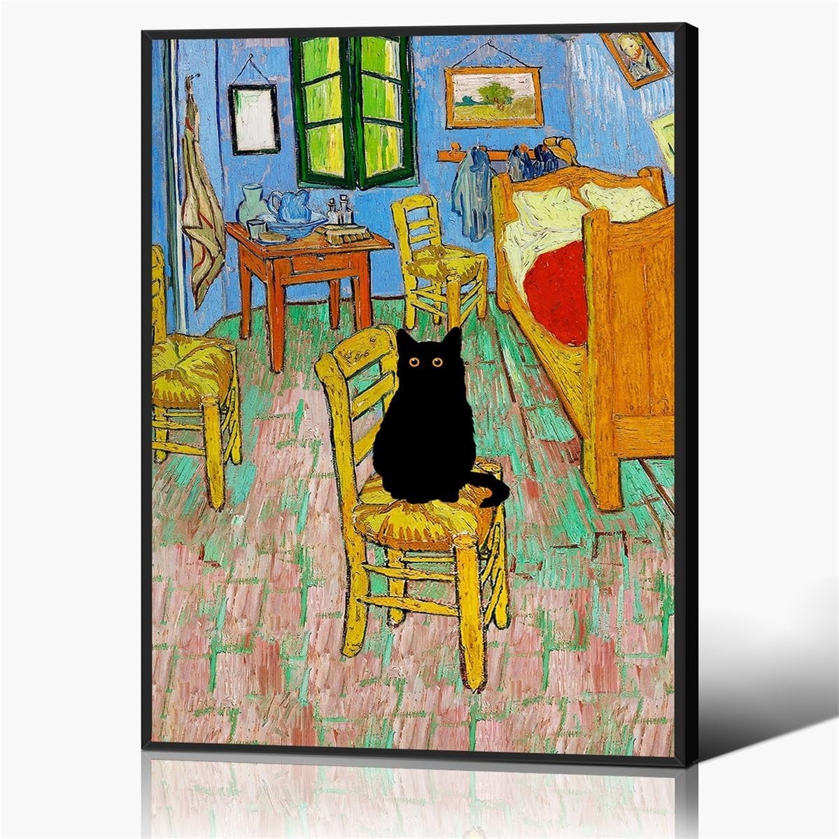 AABERIC Van Gogh Irises Canvas Wall Art Famous Oil Paintings Garden ...