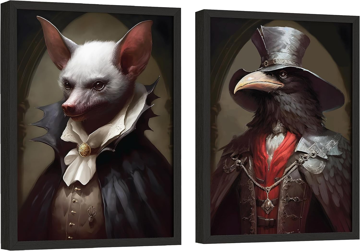 AABERIC Victorian Gothic Decor - 12x16 Gothic Wall Art, Goth Wall Decor ...