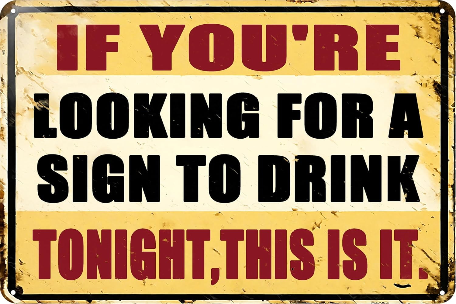 AABERIC Vintage Decor Metal Sign Man Cave Garage Decor IF YOU'RE ...