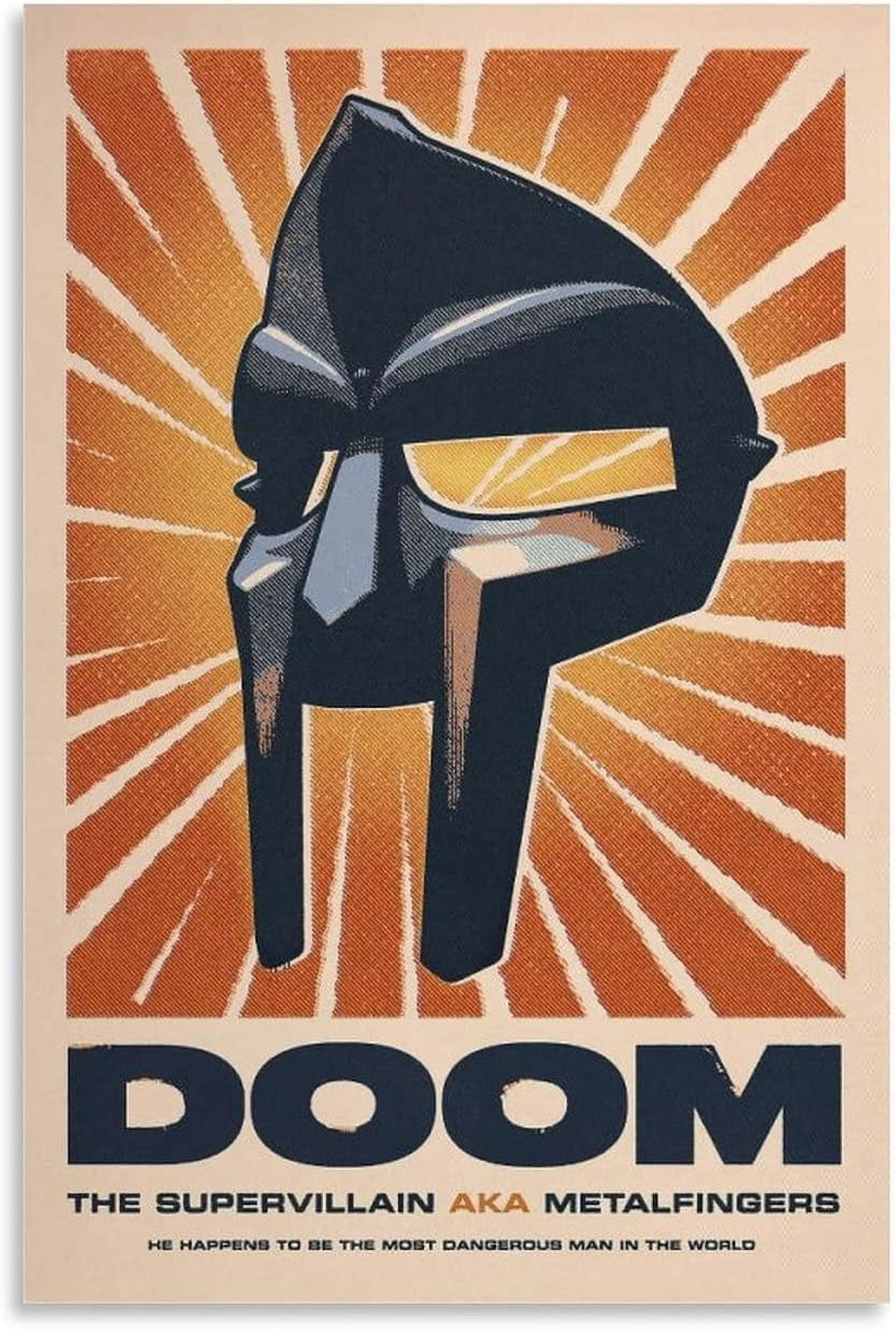 AABERIC Vintage MF Doom Hip-hop Singer Music Canvas Art Poster And Wall ...