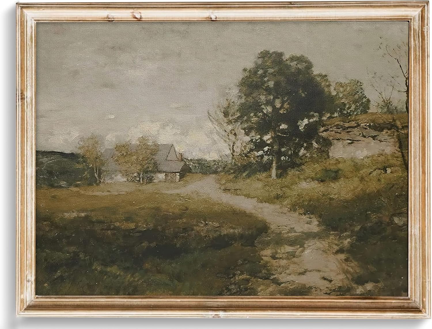 AABERIC Vintage Wall Art Prints Farmhouse Decor Hummingbird Sketch ...