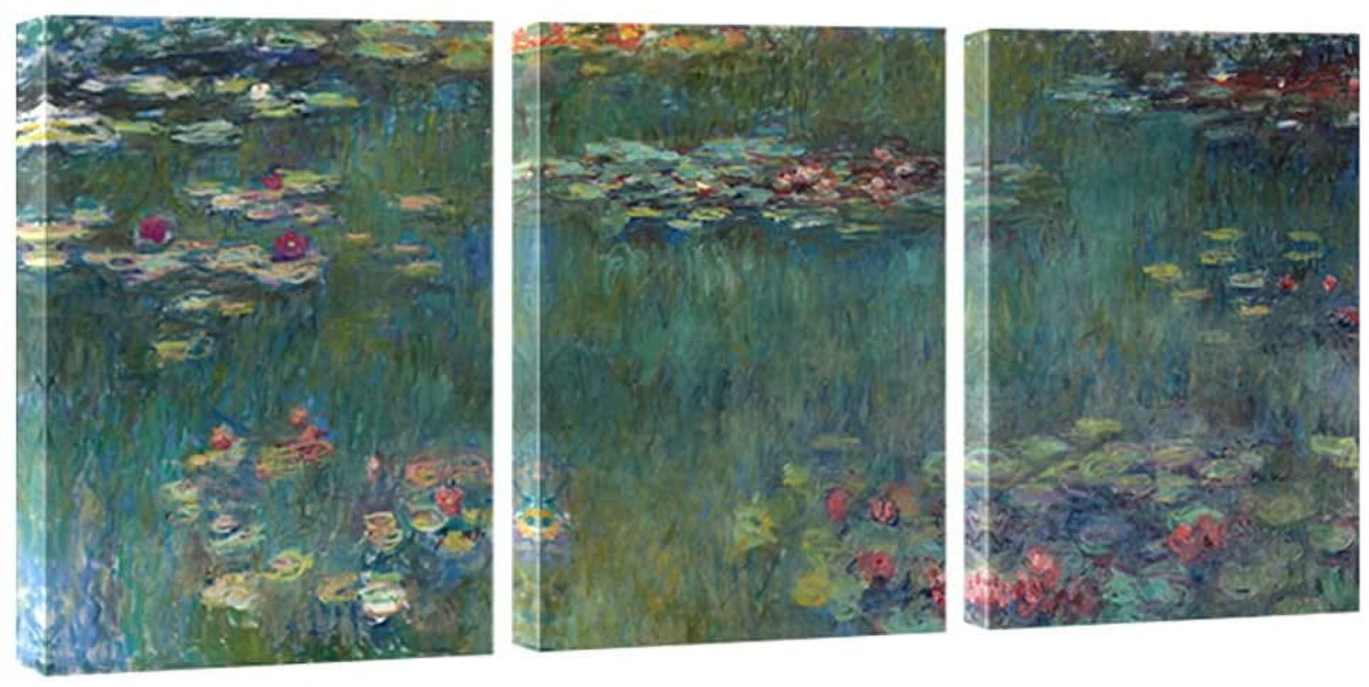 AABERIC Water Lilies Canvas Prints Wall Art of Claude Monet Famous Oil ...