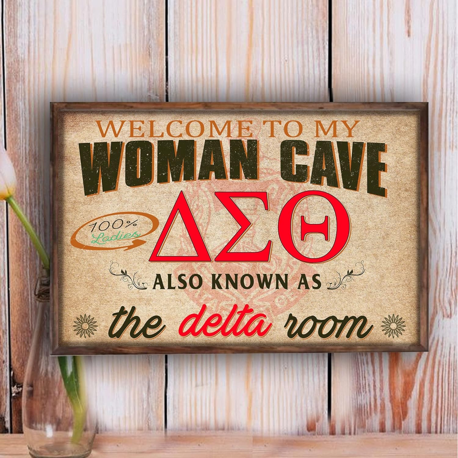 AABERIC Welcome to My Woman Cave Also Known as The Delta Room Vintage ...