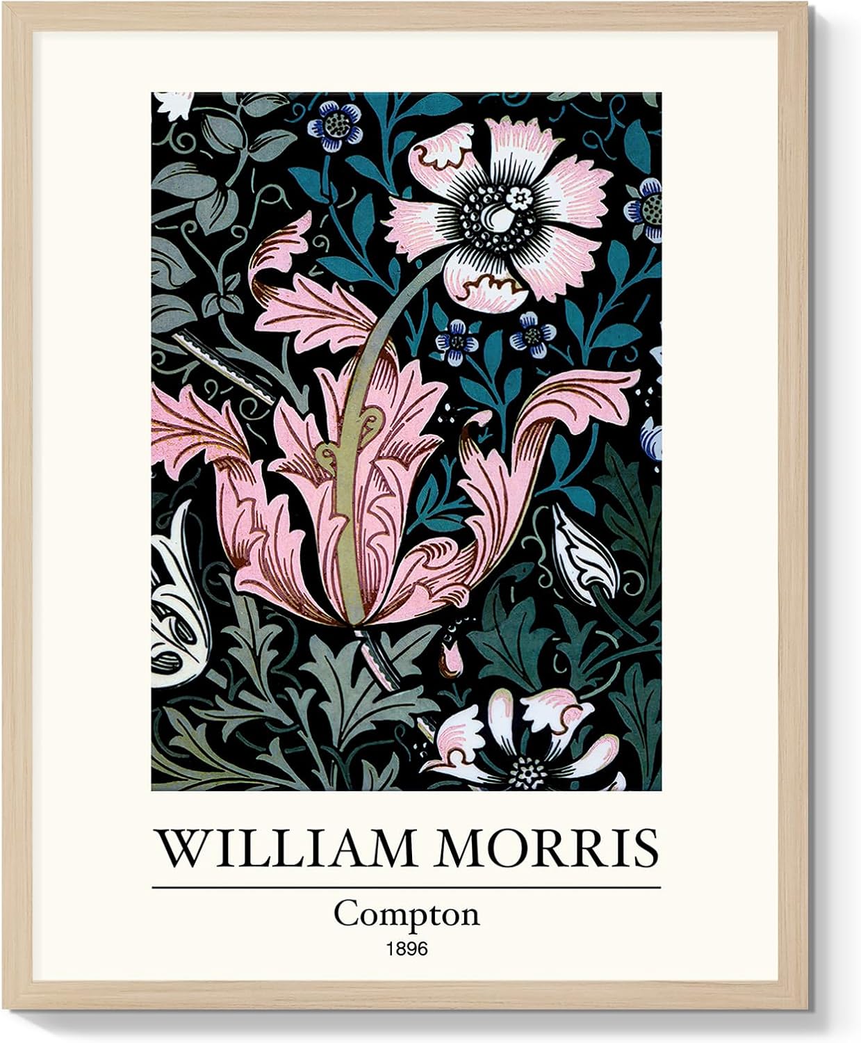 AABERIC Wild Animals Canvas Wolf Wall Art Snow Night Moon Wolf Starry ...