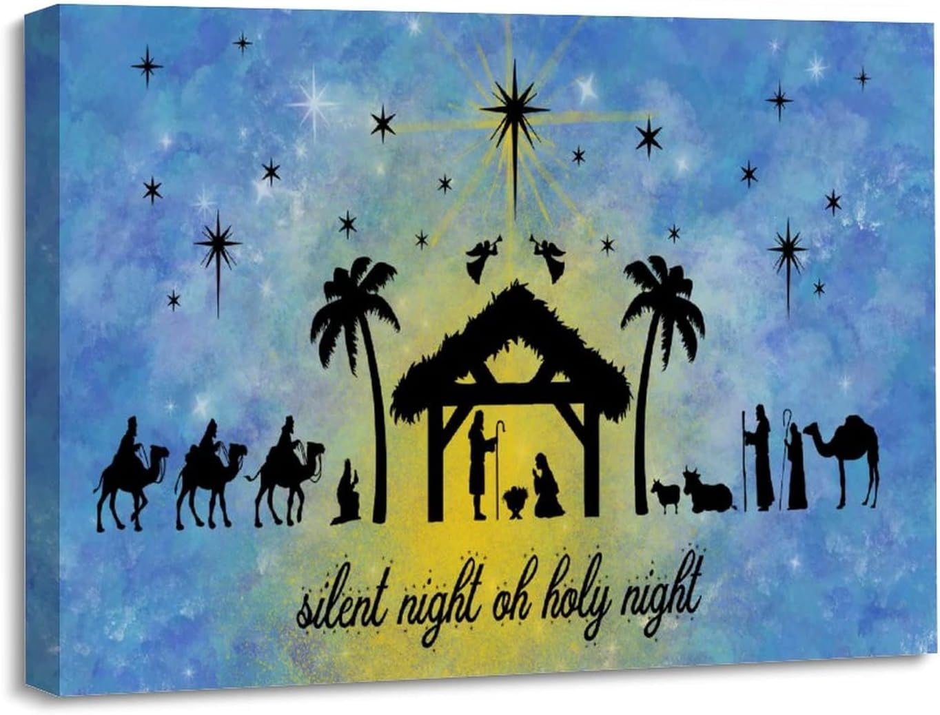 AABERIC Wise Men Still Seek Him Canvas Wall Art Decor Christmas ...
