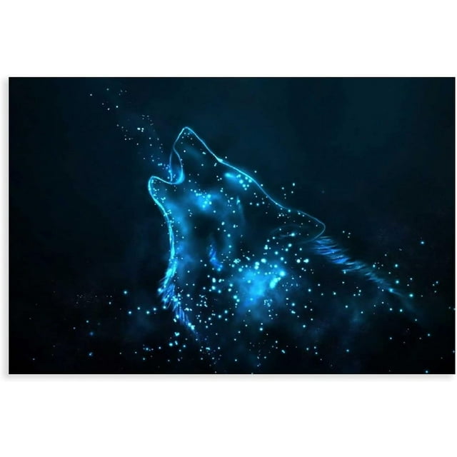 AABERIC Wolf Poster - Wolf Wall Art - Wolf Pictures - Wolf Paintings ...