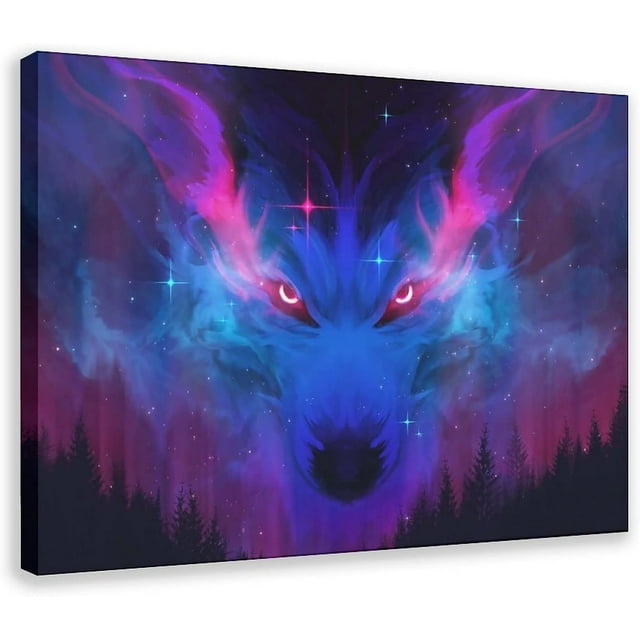 AABERIC Wolf Poster - Wolf Wall Art - Wolf Pictures - Wolf Paintings ...