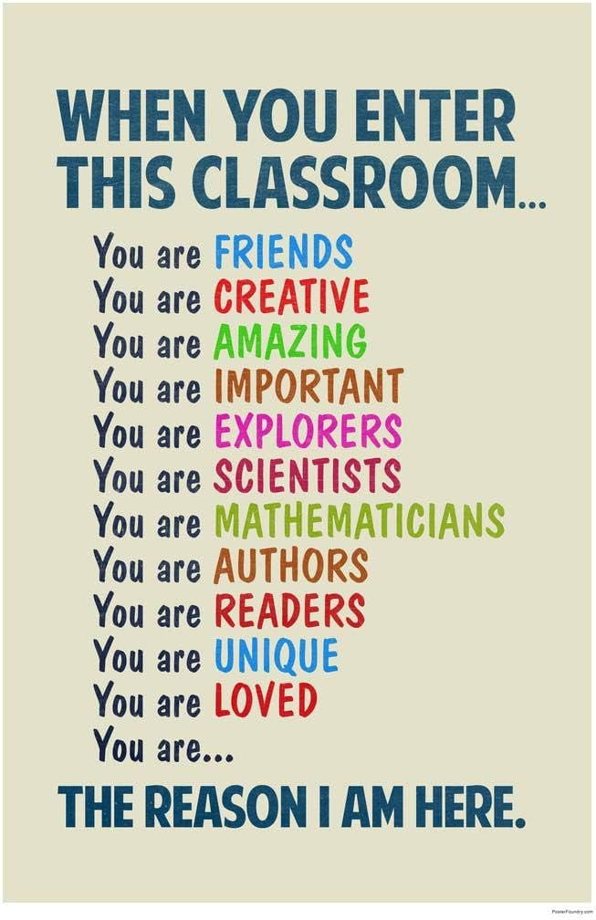 AABERIC When You Enter This Classroom Educational Rules Teacher ...