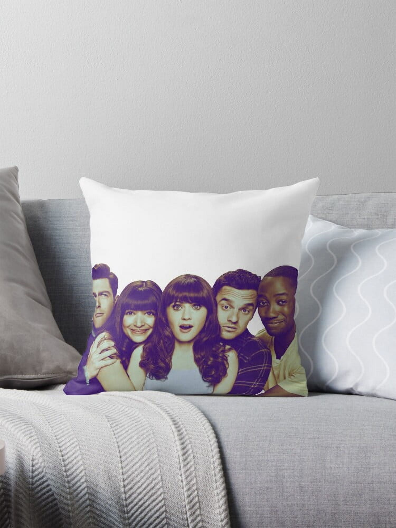 AABERIC new girl crew Throw Pillow Covers Cases Cushion Cover Case Sofa ...