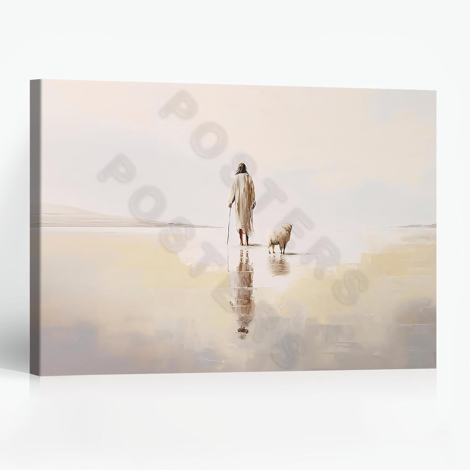 AABERIC vintage Jesus Leaves The posters Parable of The Lost Sheep Wall ...