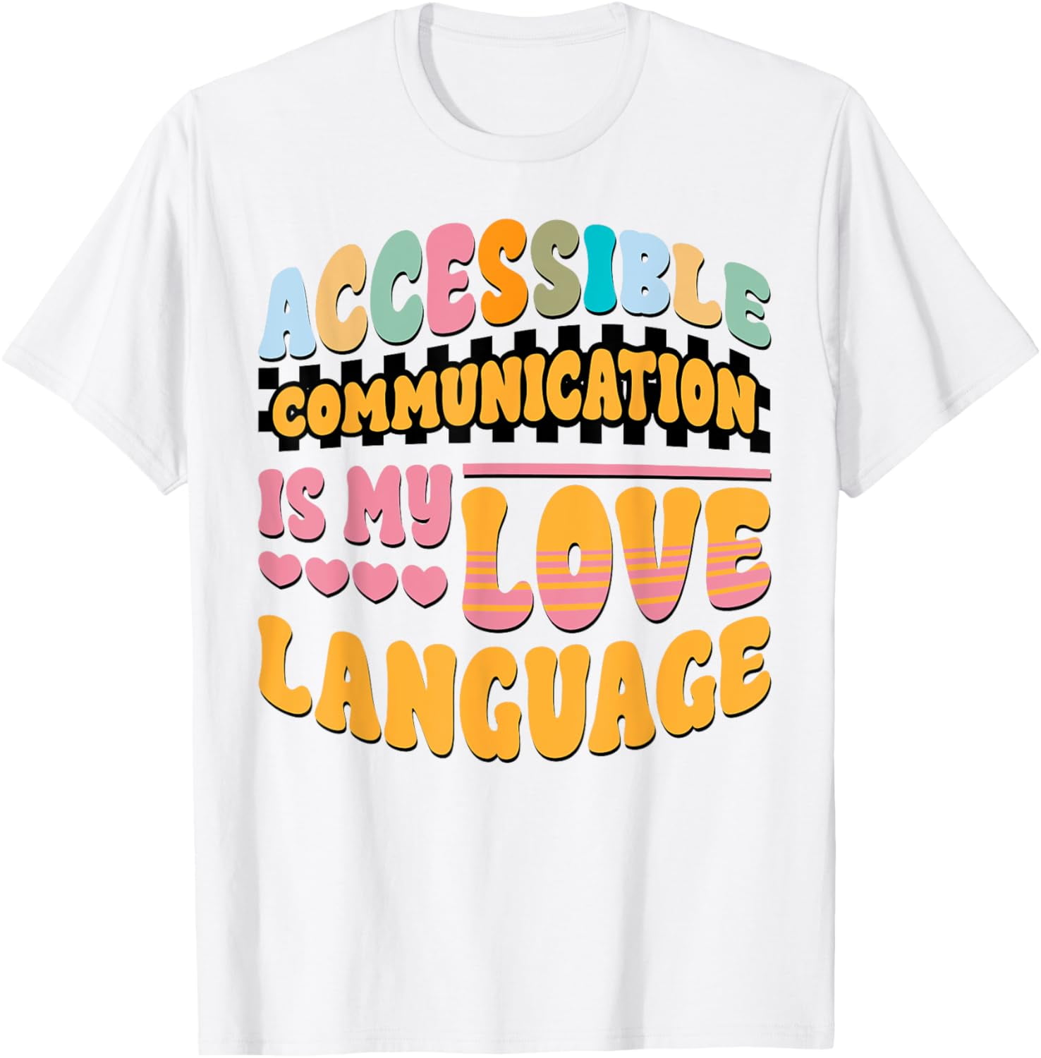 AAC SLP Speech Pathologist Therapy Accessible Communication T-Shirt men ...