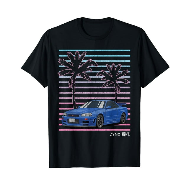 AACDMGG JDM Import Tuner Drift Car Street Racing 80s Synthwave graphic ... AACDMGG JDM Import Tuner Drift Car Street Racing 80s Synthwave graphic ...