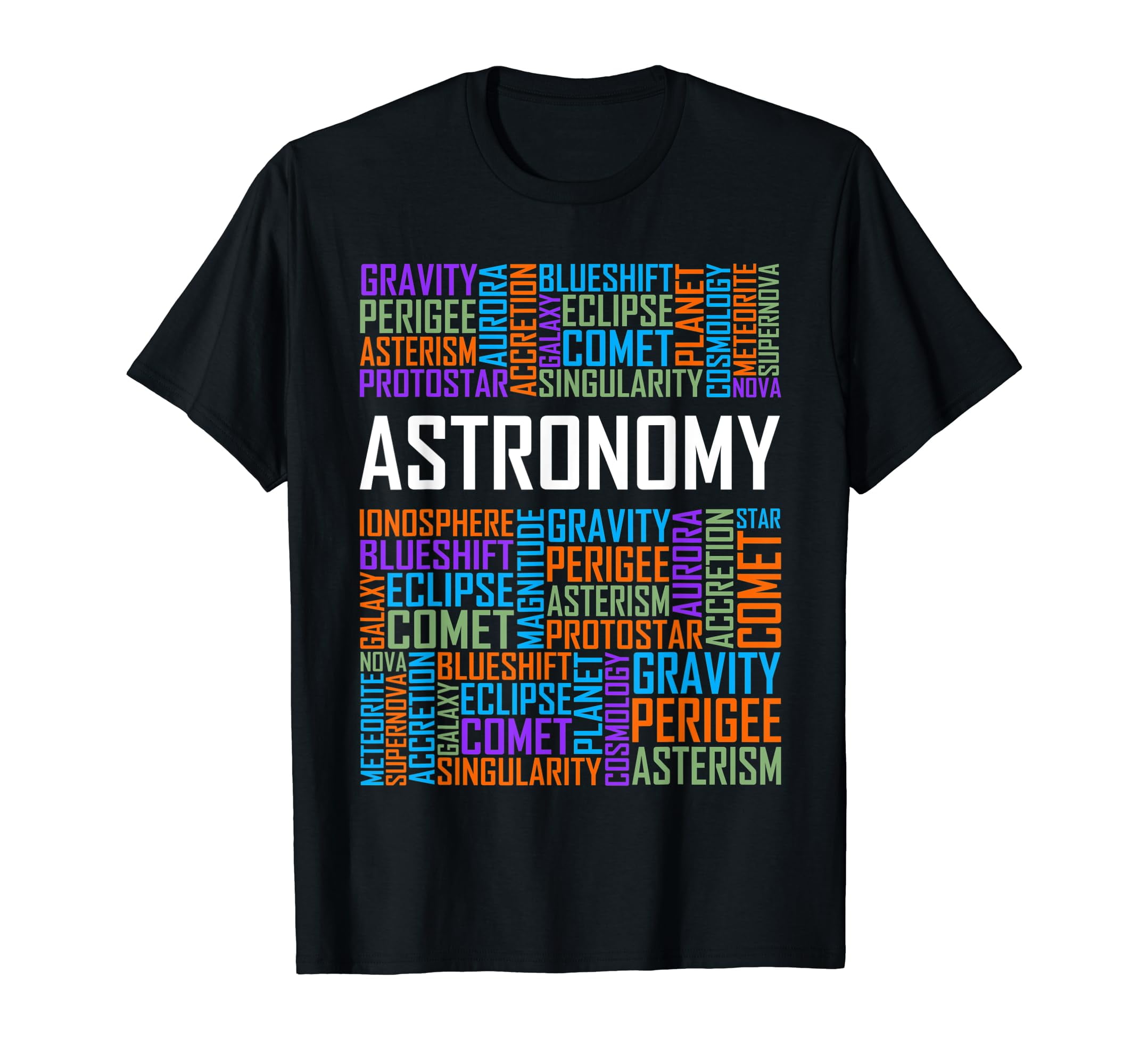 AADGHDL Astronomy Words Lover Gift Proud Astronomer Gifts Women's Tee ...
