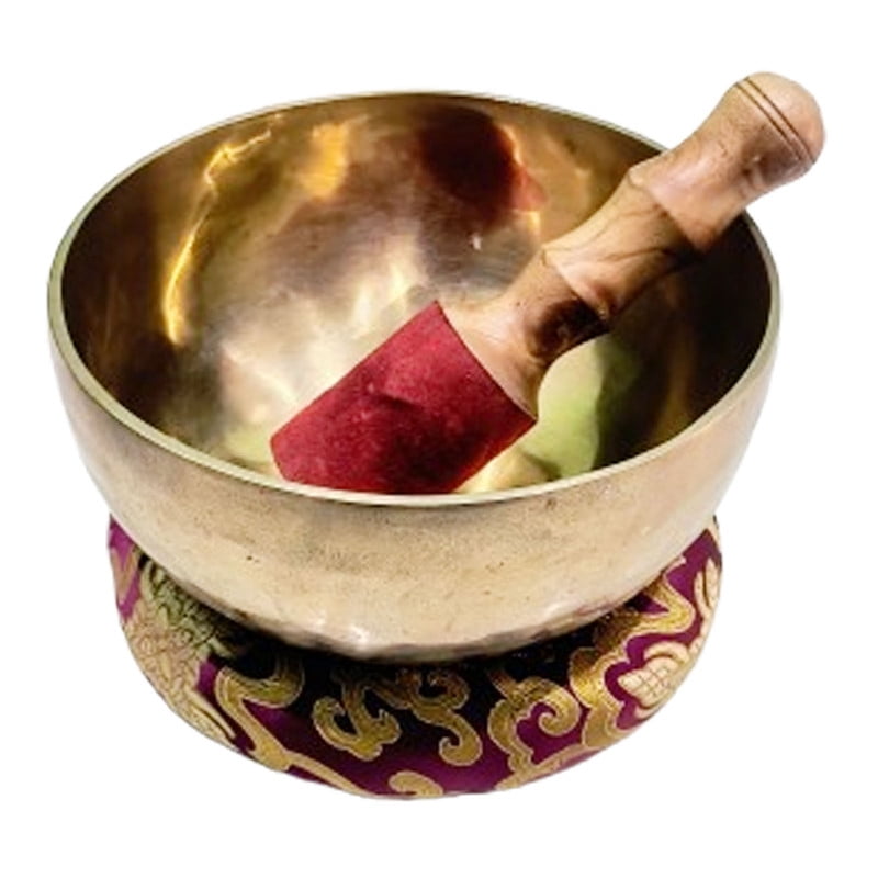 AADHYA COLLECTION Brass Meditation Nepali Tibetan Singing Bowl Healing ...