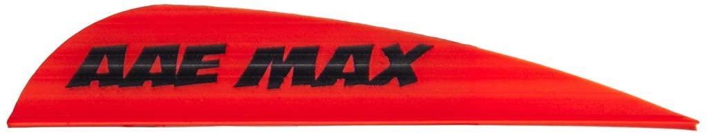 AAE Max Stealth Vane Fire Orange Fletches Arrow Fletching 40pk ...
