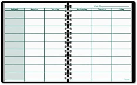 AAG8015505 - Black - -A-Glance Undated Teachers Planner - Each ...