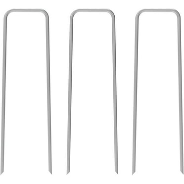 AAGUT 20PCS 12" Rebar Tent Stakes Heavy Duty J Hook Ground Anchors ...