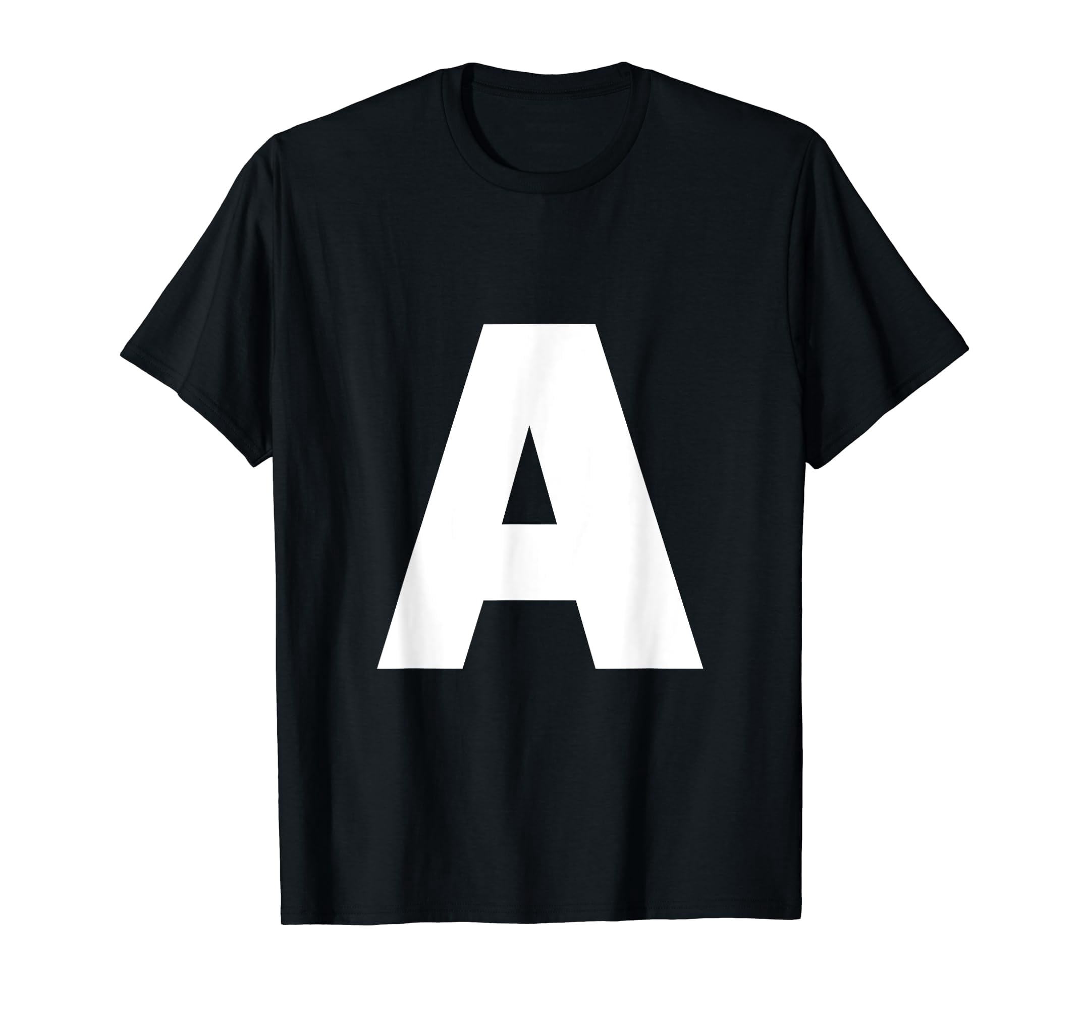 HZNY Letter A Capital Alphabet Monogram Initial,Premium Tee Shirt-XL ...