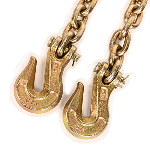 AAIN G80 Heavy Duty Transport Chain 5/16 Inch x 10 Foot, Load Binder ...