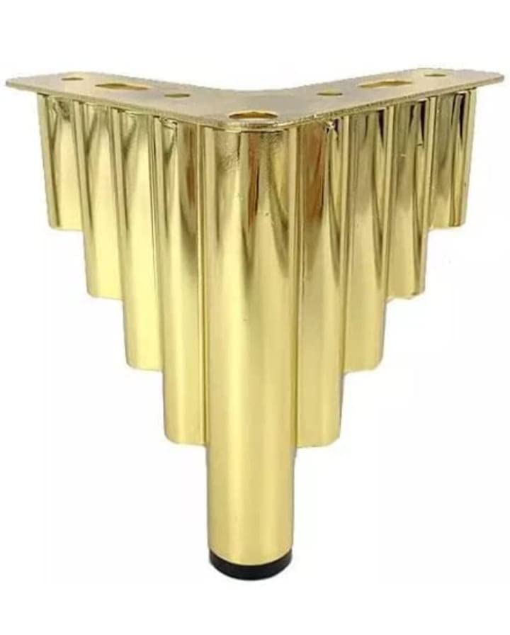 AAKASH DECOR Sofa Furniture Legs 6 Inch 15 Cms Mountain Shape PVD Gold ...
