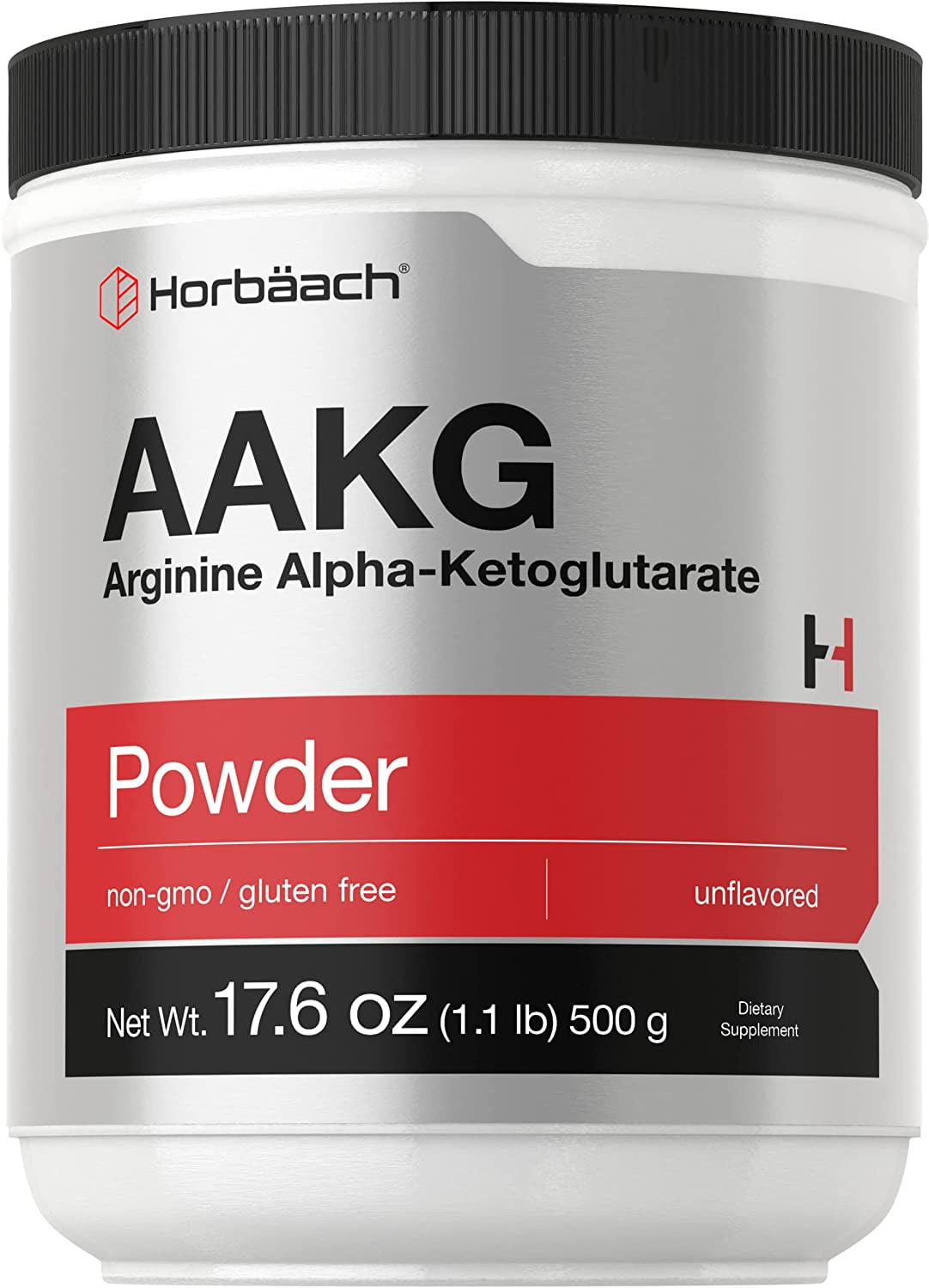 Horbaach AAKG Powder, 1.1lbs, Vegetarian Amino Supplement, Fitness ...