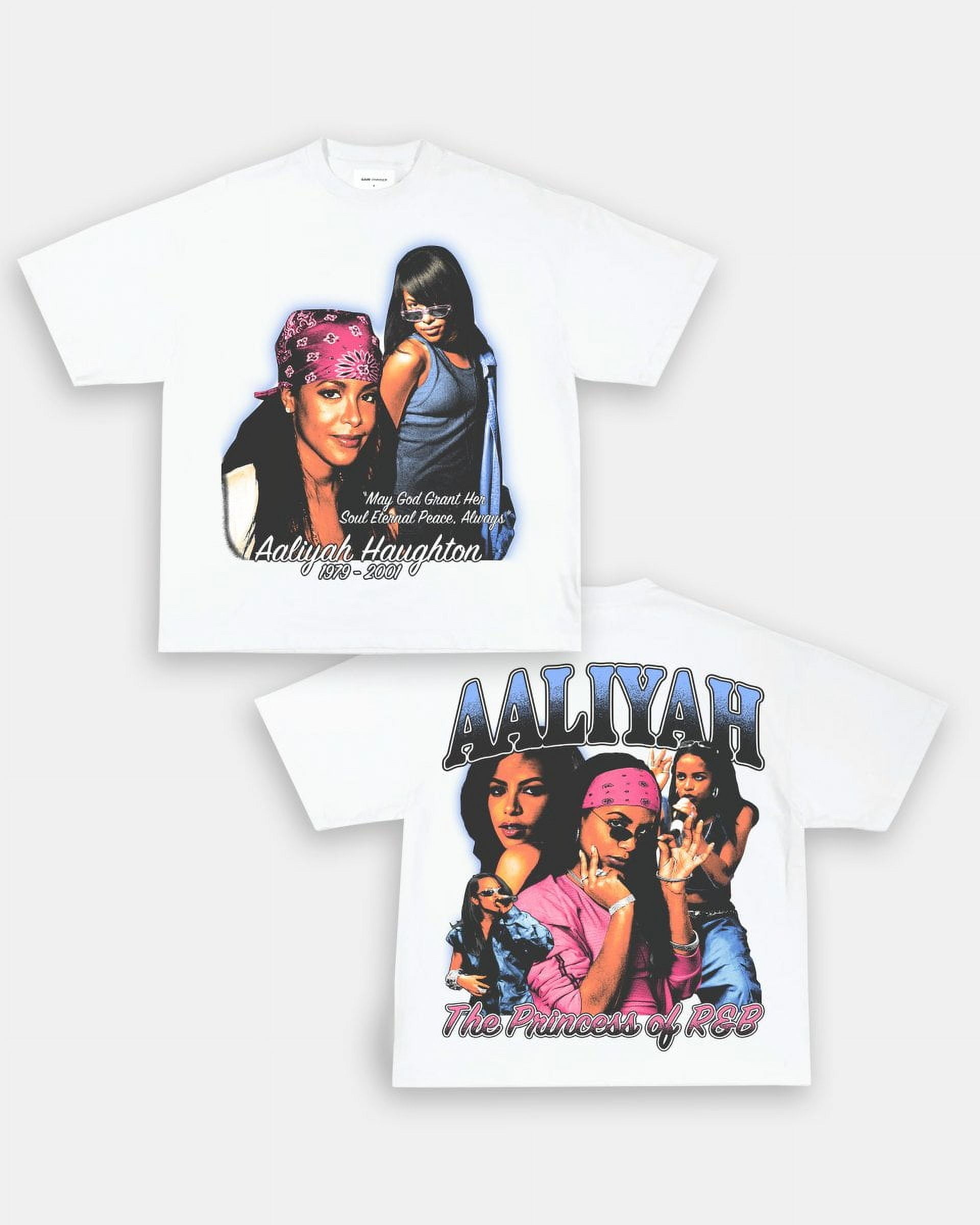 AALIYAH 2 TEE, RAP TEE, RAPPER Y2K BOOTLEG SHIRT, UNISEX COOTON ...
