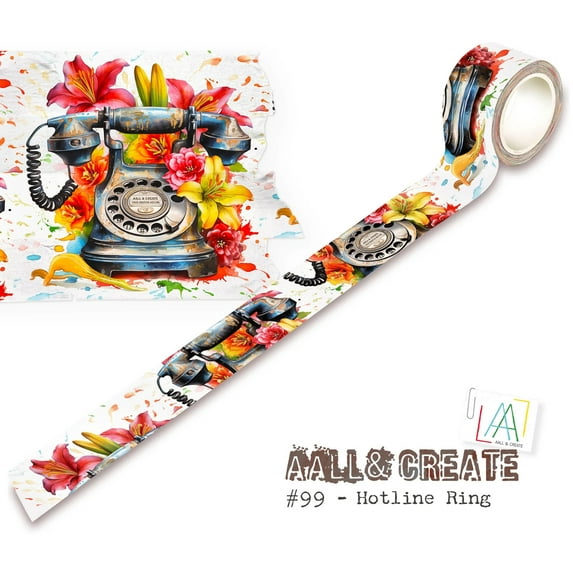 AALL And Create Layer-It-Up Washi Tape-Hotline Ring - Walmart.com