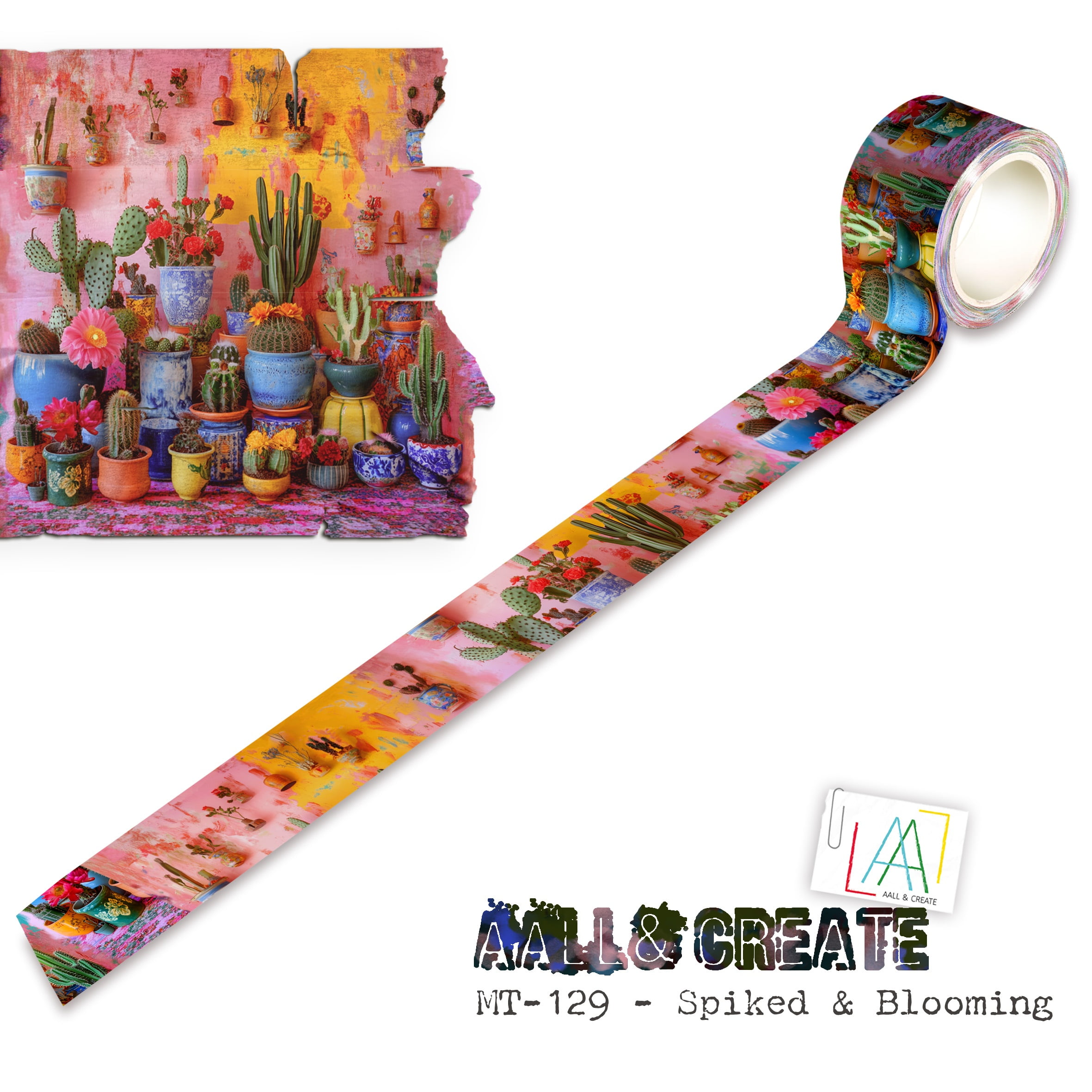 AALL And Create Layer-It-Up Washi Tape-Spiked & Blooming - Walmart.com