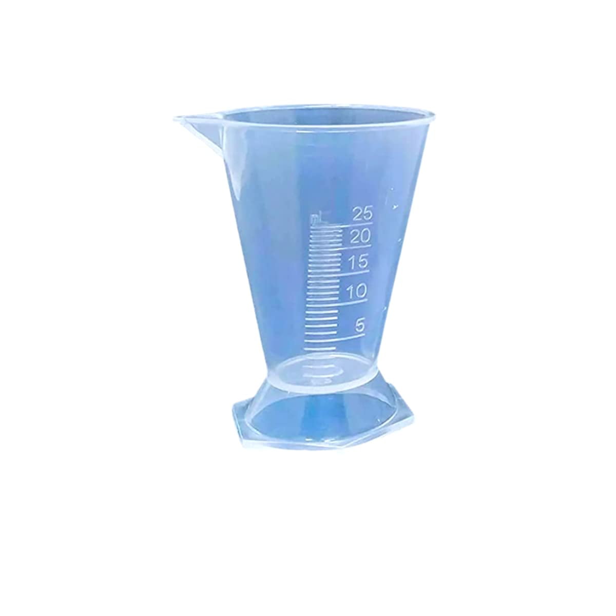AANIJ 25ml Kitchen Laboratory Plastic Measurement Beaker Measuring Cup ...