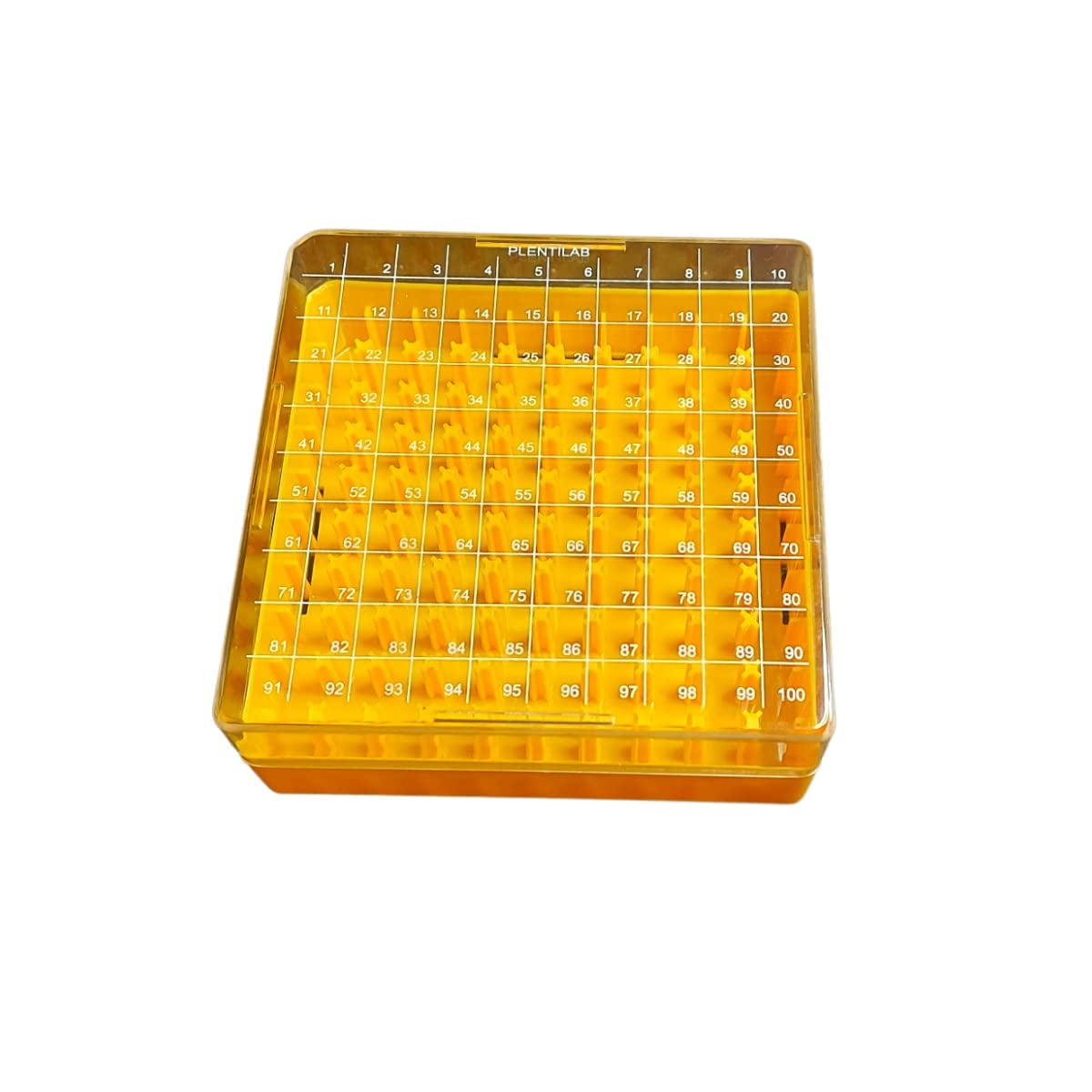 AANIJ Polycarbonate Freezer Boxes CryoBox Vial Rack Freezer Storage 10 ...