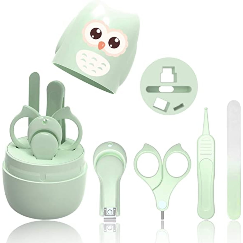 AAOMASSR Baby Grooming Kit with Cute owl Case, Baby Nail Clippers ...