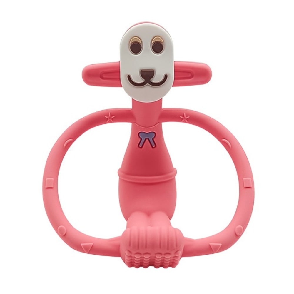 AAOMASSR Baby Silicone Teether Cartoon Monkey Chewable Baby Teether Toy ...