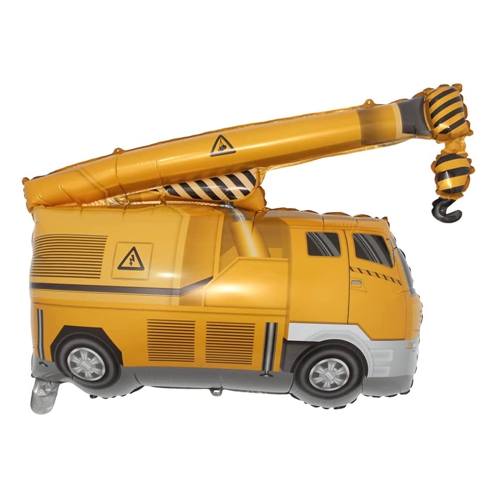 AAOMASSR Cartoon Construction Car Excavator Crane Forklift Balloon ...