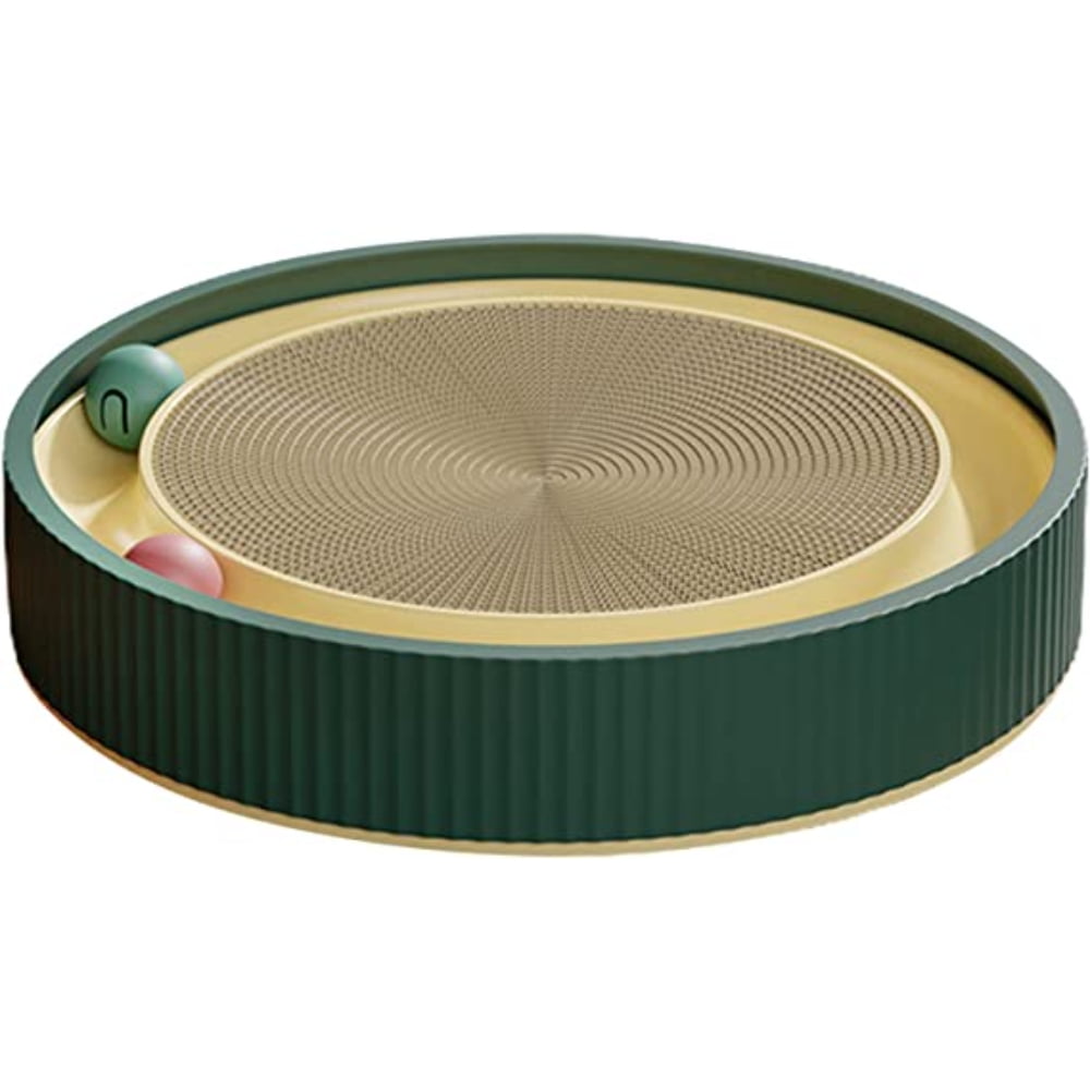 AAOMASSR Cat Scratcher with Ball Turntable Cat Toy, Cat Track ...