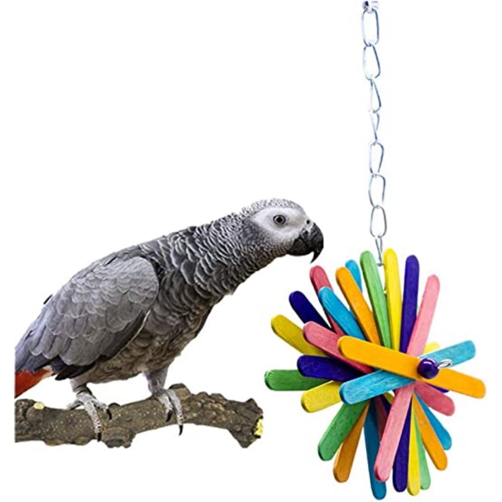 AAOMASSR Colorful Parrot Toy Large Parrot Toy Hanging Small Parrot Toy ...