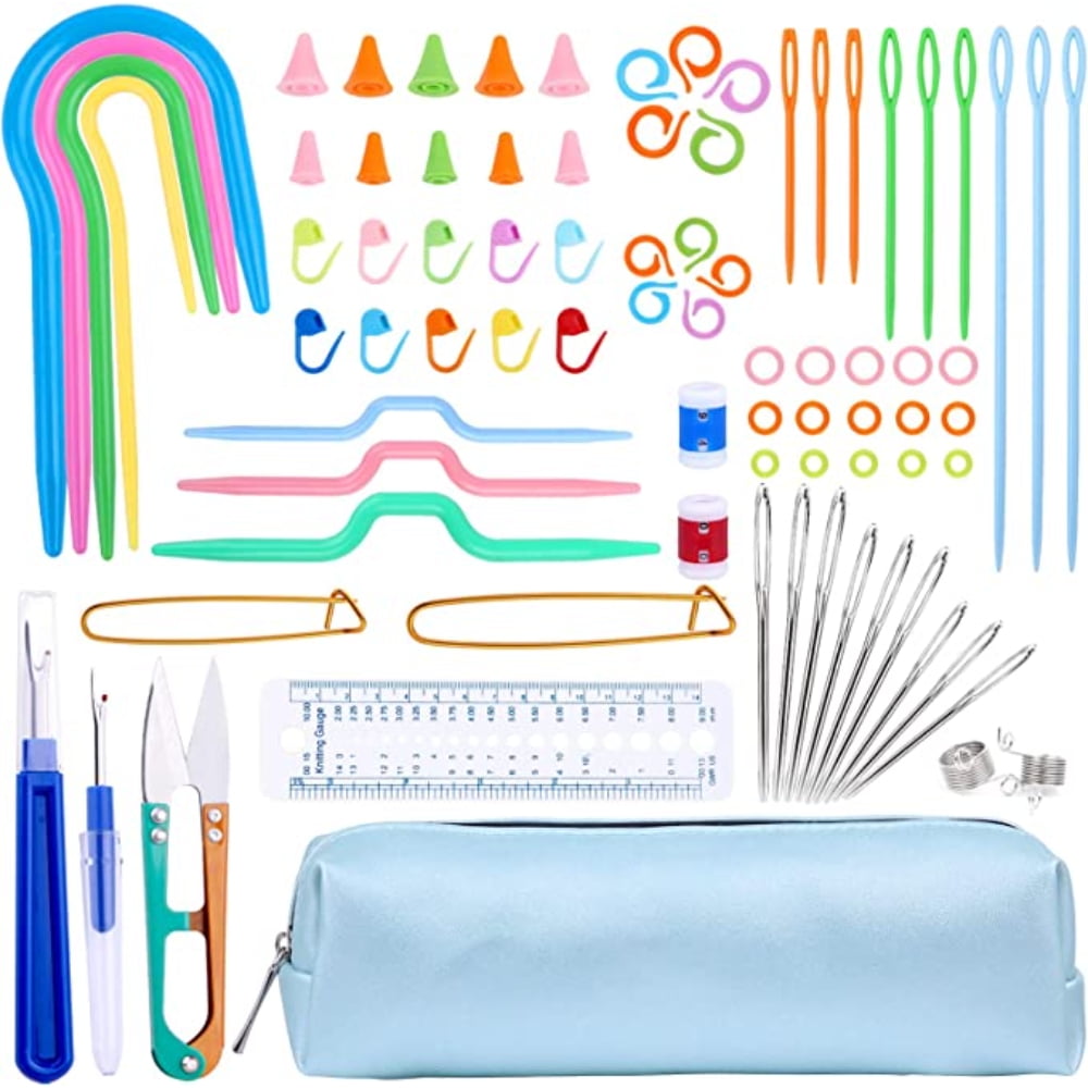AAOMASSR Complete Knitting & Crochet Accessories, Knitting Tool Kit ...