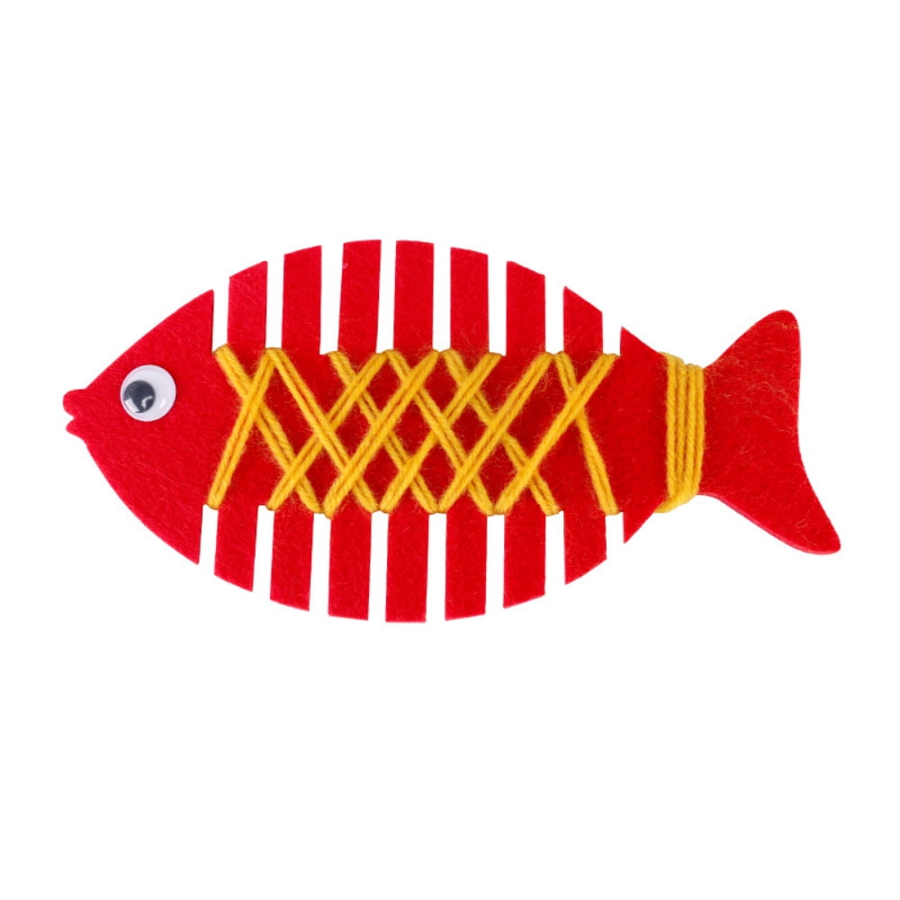 AAOMASSR DIY Fish String Line Winding Toy Handmade Educational Toys ...