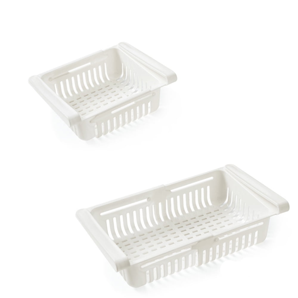 AAOMASSR Fridge Organizer Box Retractable Multifunctional Tiered ...