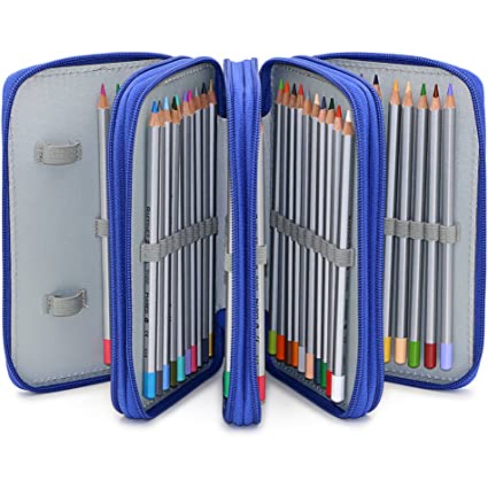 AAOMASSR Handy Wareable Oxford Colored Pencil Bags Large 72 Slots ...