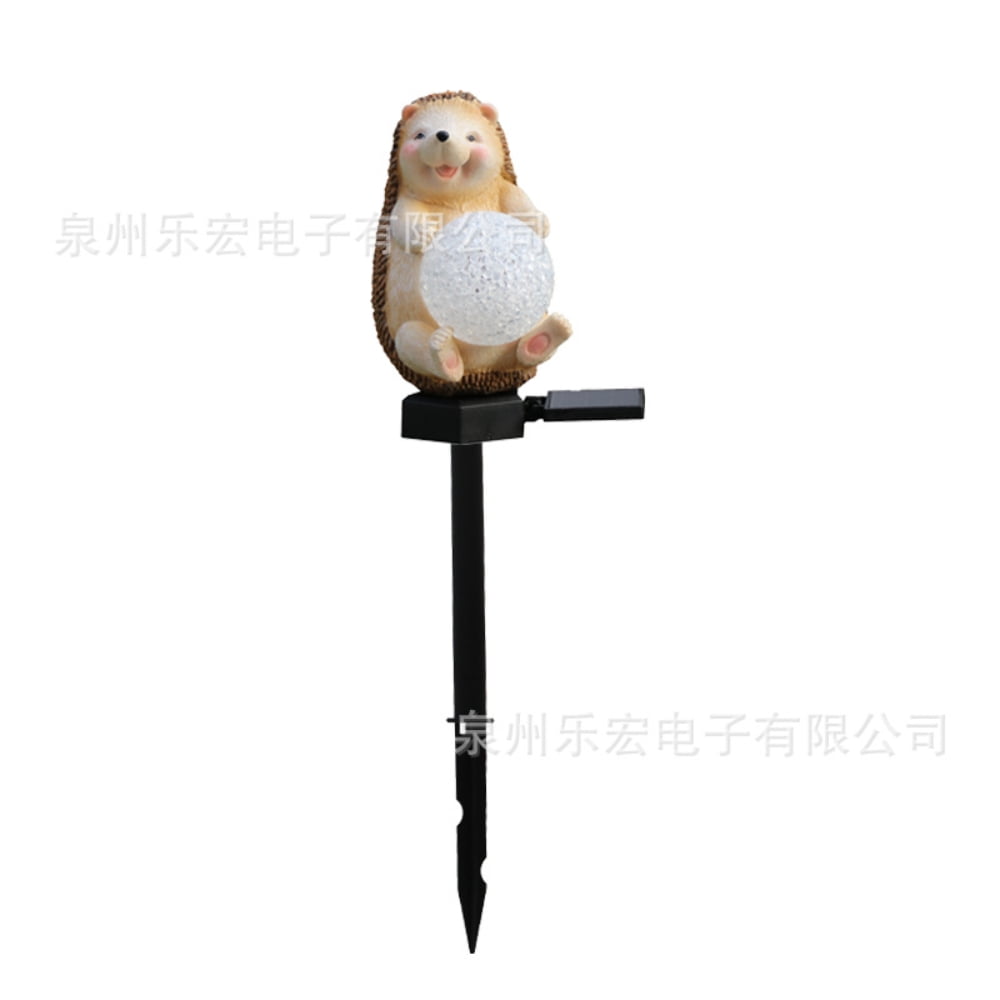 AAOMASSR Hedgehog Solar Outdoor Garden Lights, Solar Hedgehog Stake ...