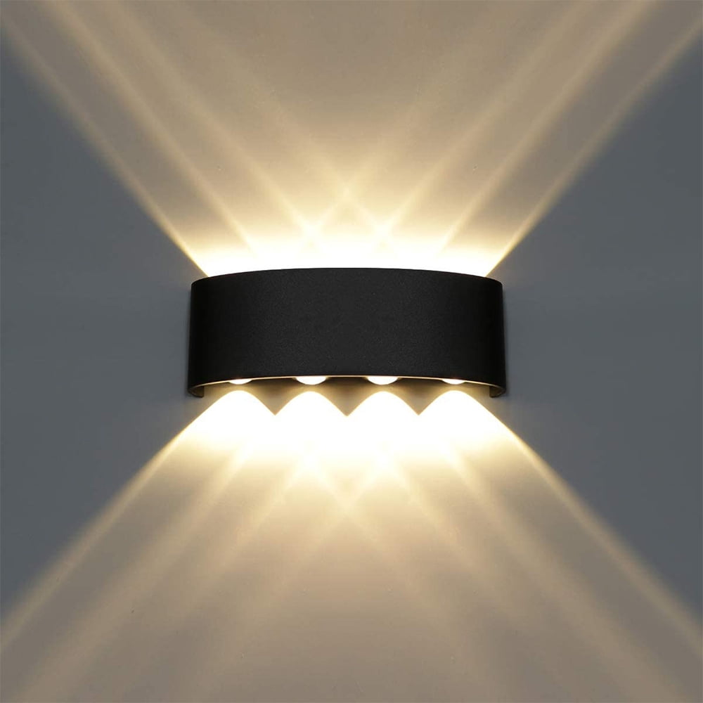 AAOMASSR Modern Outdoor Waterproof Wall Lamp 8W 8 LEDs Hallway Porch ...