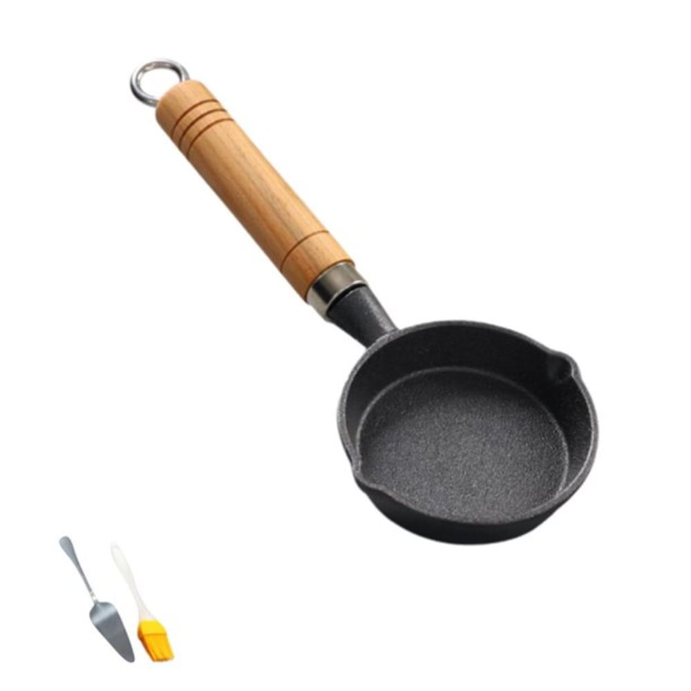 AAOMASSR Nonstick Frying Pan Flat Bottom Omelette Pan with Handle ...