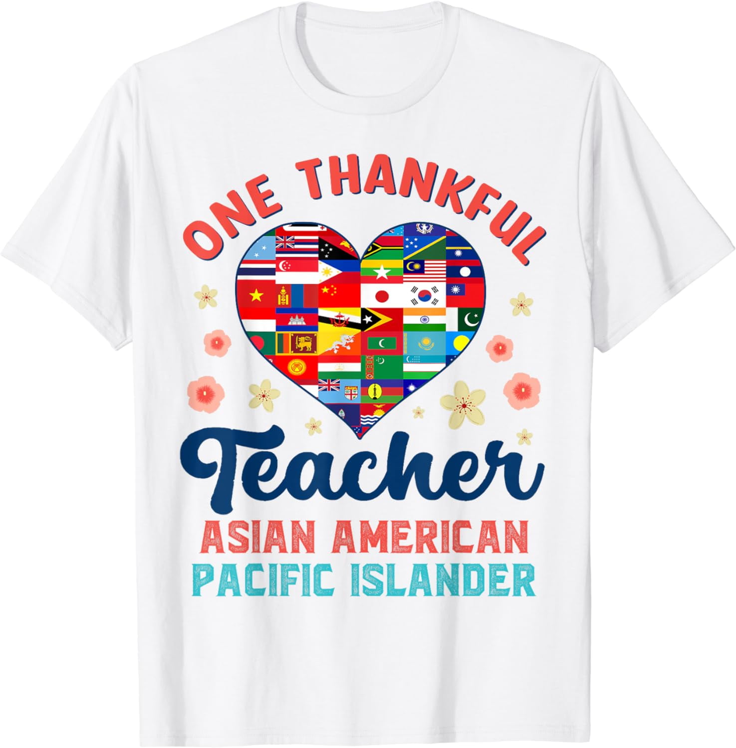 AAPI Asian American and Pacific Islander School Teacher Cotton T-Shirt ...