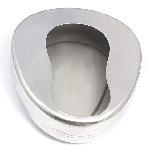 AAProTools Stainless Steel Bidet Bed Pans for Adult Elderly Horizontal ...