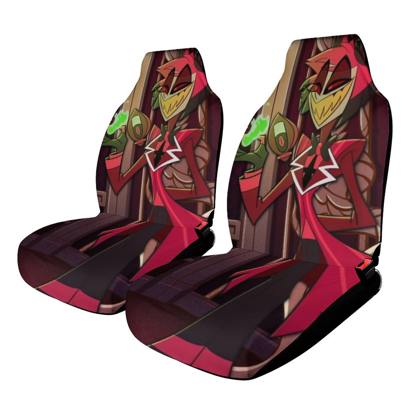 AAQ1 Cartoon Character Cute 2 Front Car Seat Covers for Car Truck Sedan ...